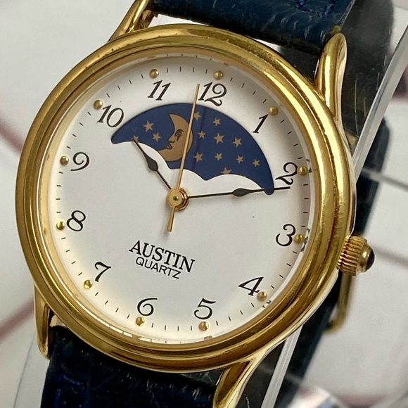 Austin | Accessories | Vintage Austin Mens Unisex Sun Moon Phase Dress ...